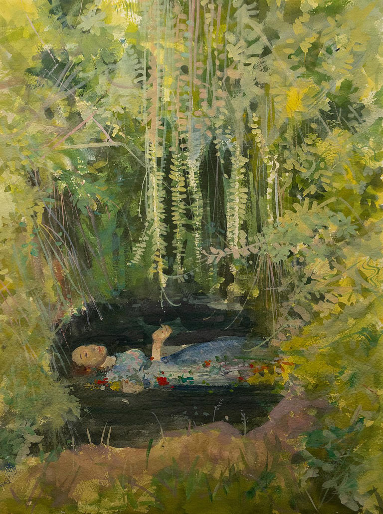 Shibu Natesan's ongoing solo in Delhi showcases his largest watercolour ...