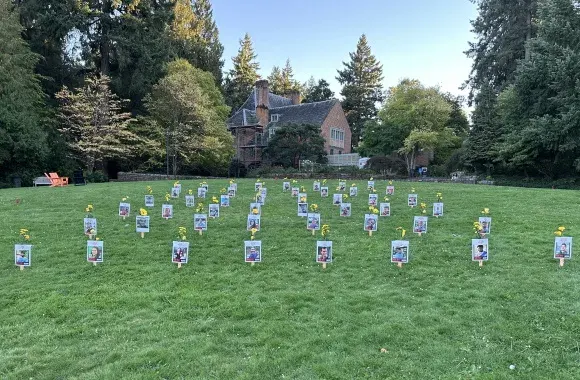 Memorial for Israeli hostages vandalized, Jewish students threatened at ...