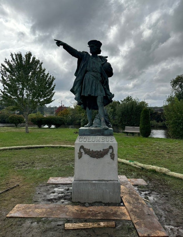 Providence's former Columbus statue has become a point of pride in Johnston