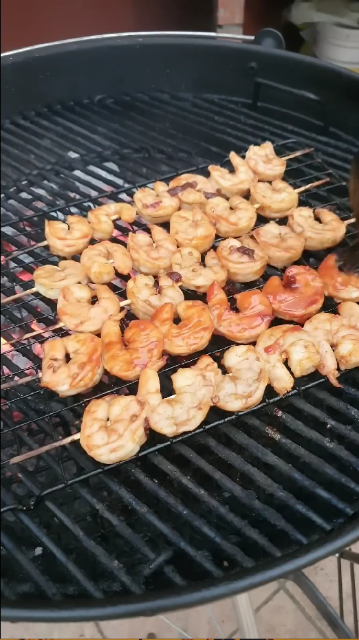 Brochetas de Camarón a la Parrilla – Perfectas para cualquier BBQ