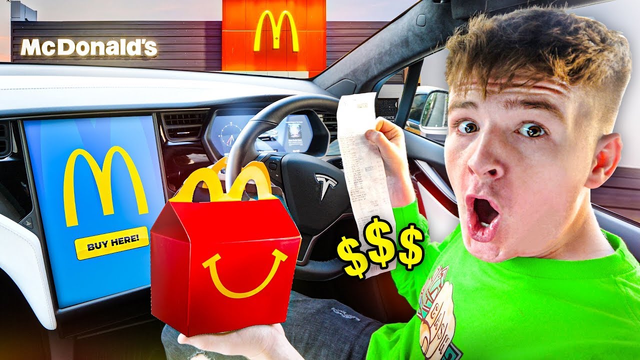 Letting my Tesla choose what I eat for 24 hours challenge