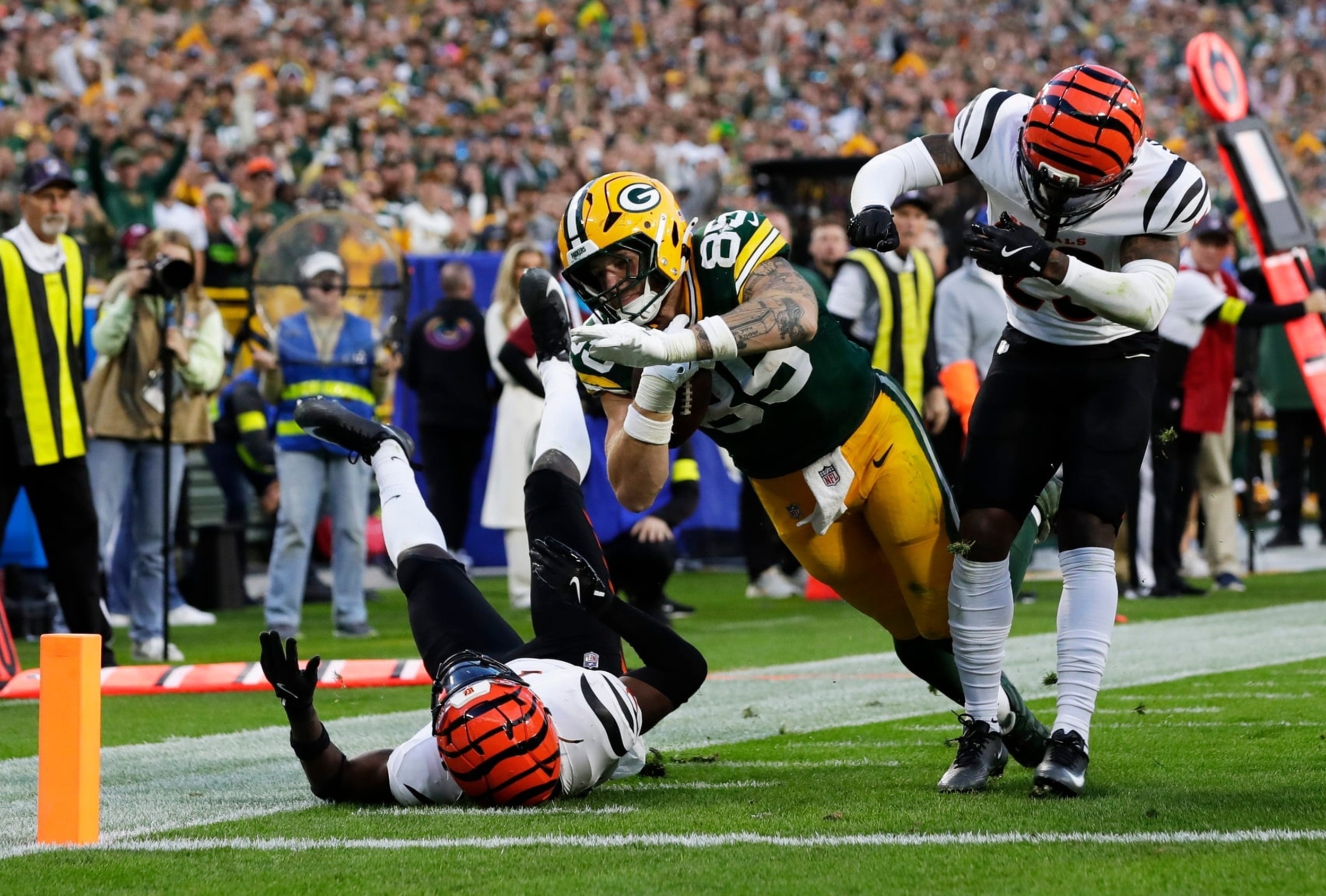 ‘You’re the cutest WAG ever’: Tucker Kraft’s wife appearance in Packers ...