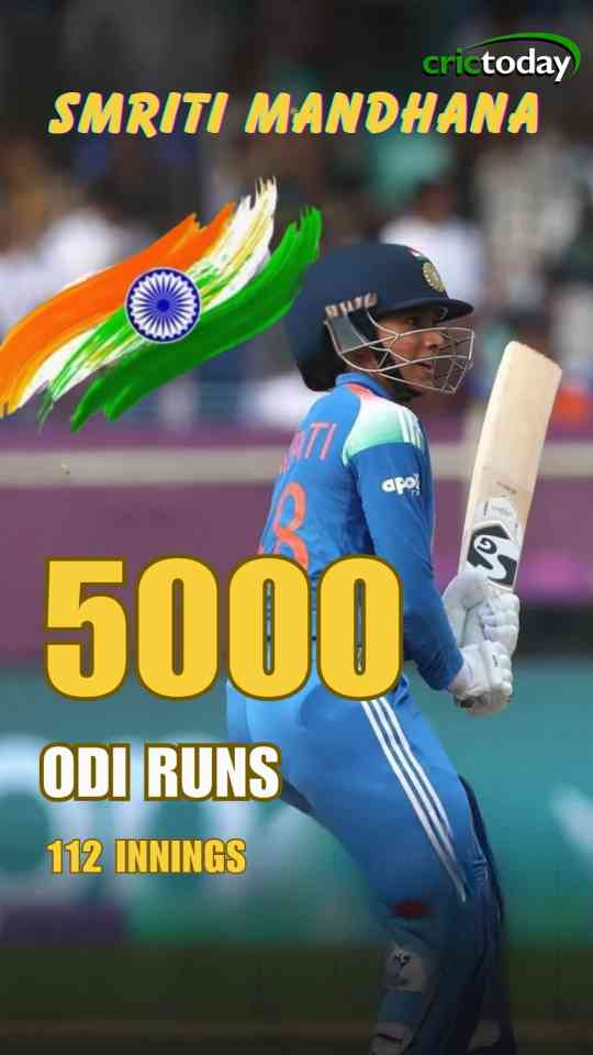Smriti Mandhana overtakes Virat Kohli, becomes the fastest Indian to ...