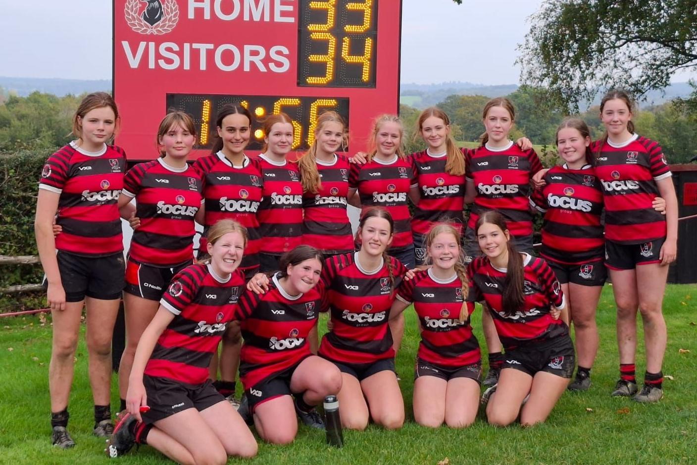 Haywards Heath rugby girls dig deep for dramatic win at Crowborough