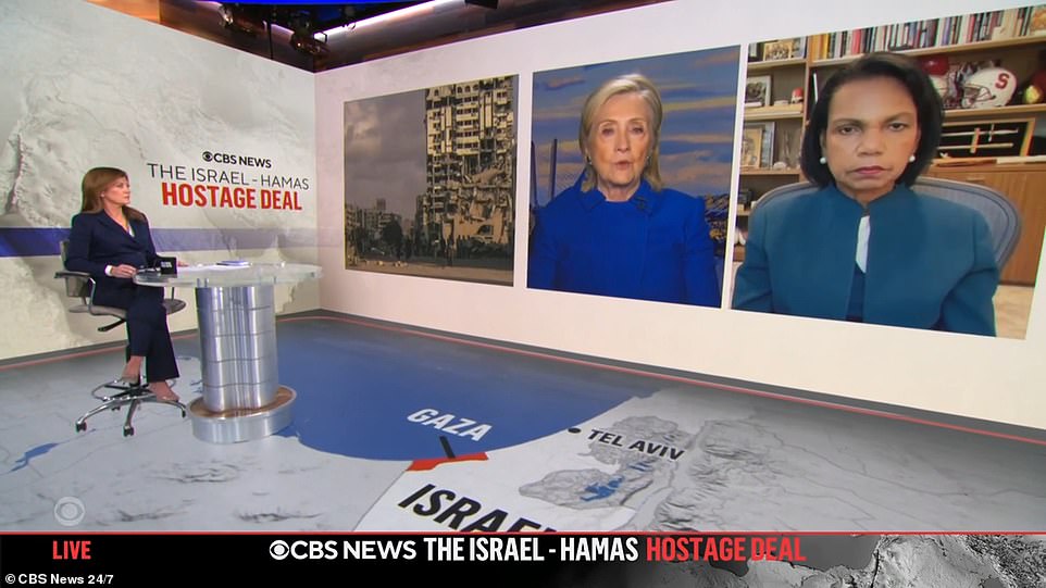 Hillary Clinton publicly praises Trump on Gaza deal