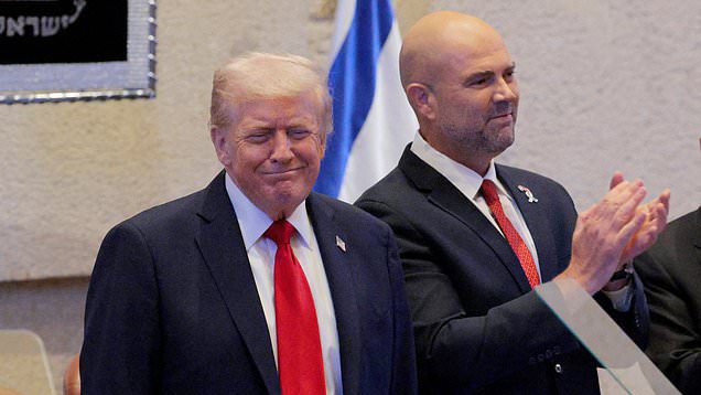 Trump thanked at Knesset