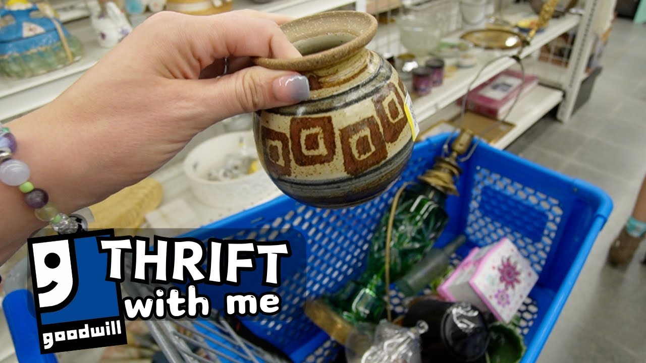 Filled Our Cart at Goodwill | Crazy Lamp Lady