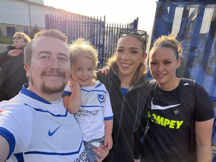 Soccer Aid: GK Barry is given football coaching by her partner, Pompey ...