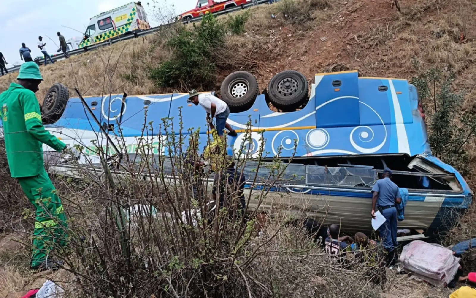 South Africa bus crash kills at least 42