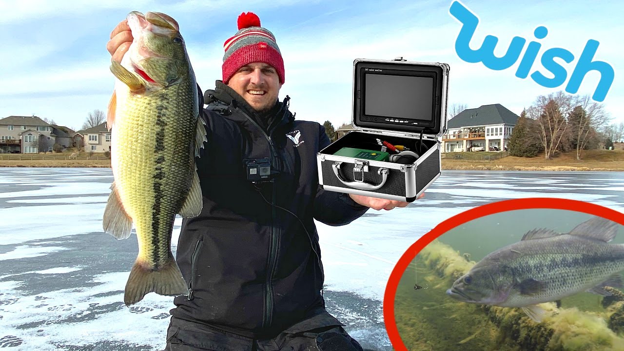 Testing a 100 dollar Wish underwater camera while fishing