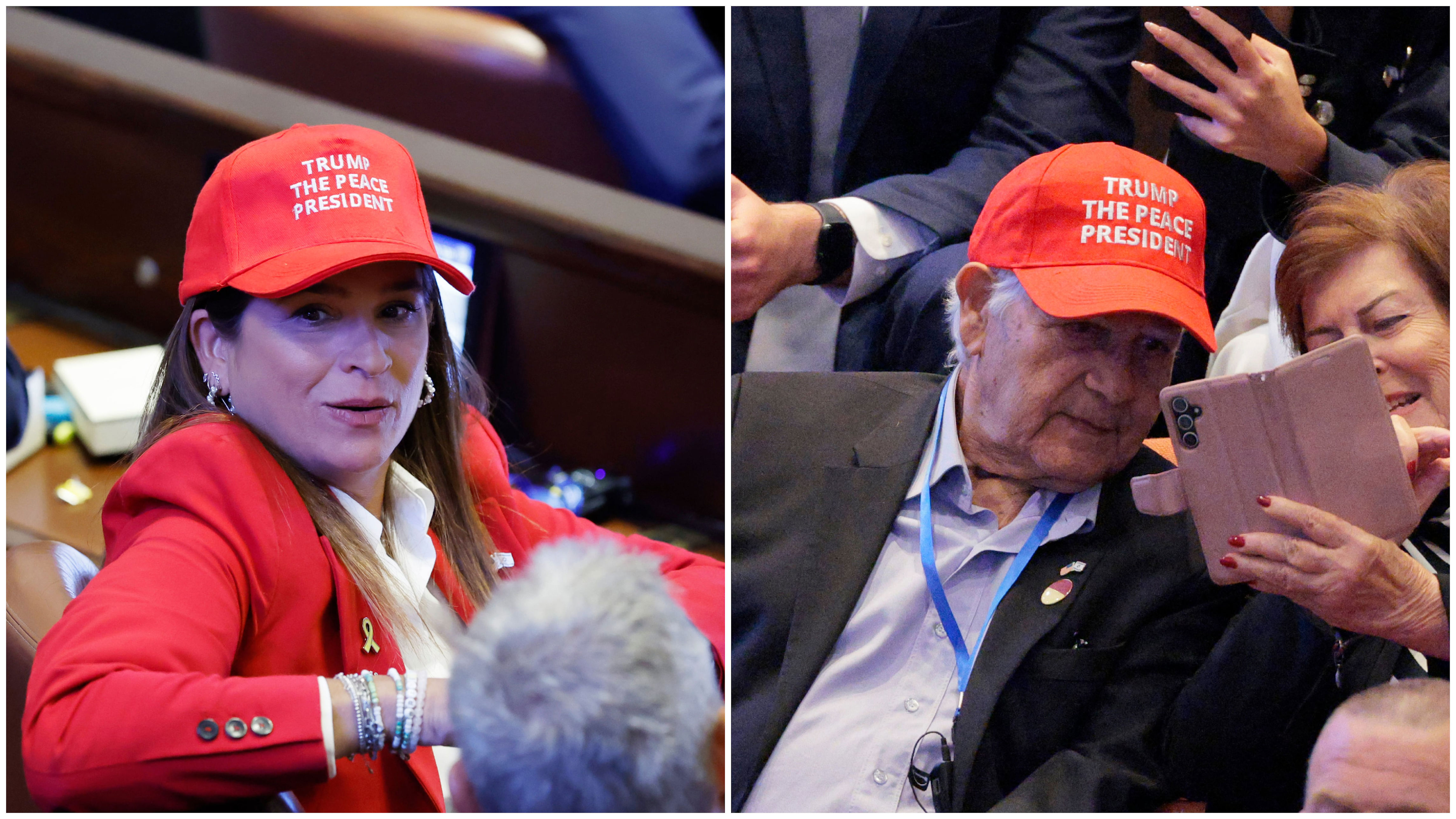 Foreign Parliament Hands Out MAGA-Style Hats Before Trump’s Speech