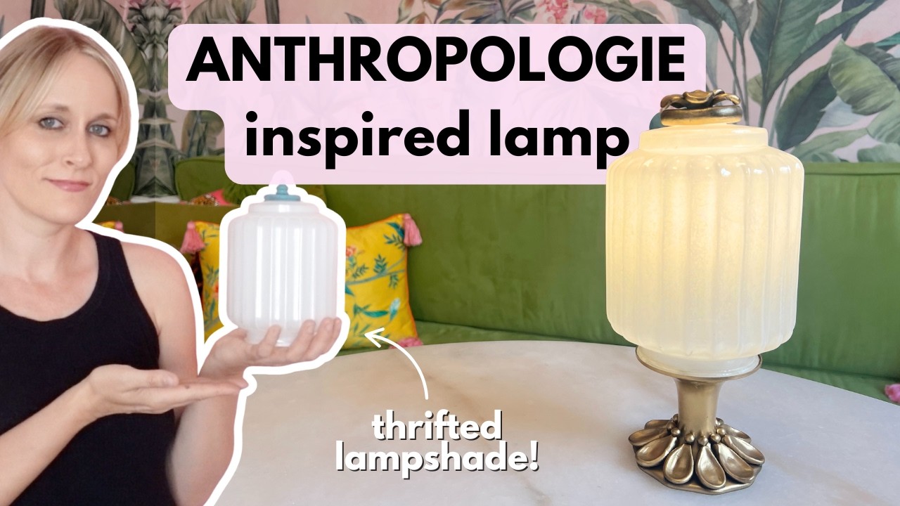 Make an Anthropologie-style vintage lamp with a clever thrift flip