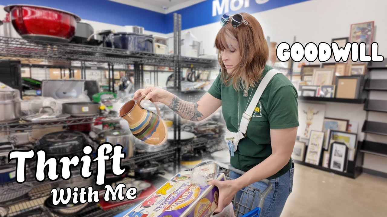 Don't want any regrets at Goodwill thrift shop haul