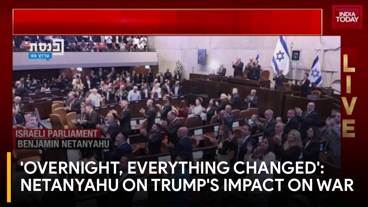 Netanyahu's Speech: 'Overnight, Everything Changed' With Trump's Election