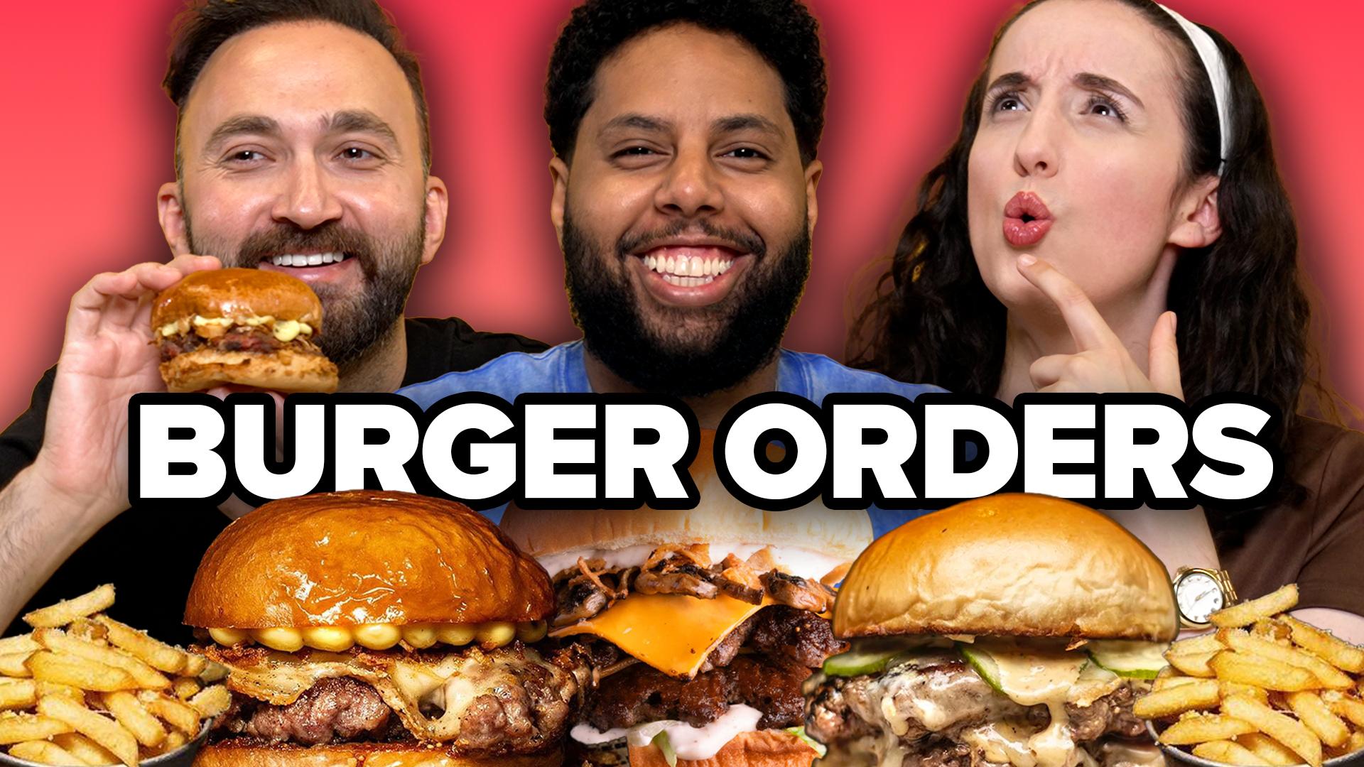 We Try Each Other's Burger Orders