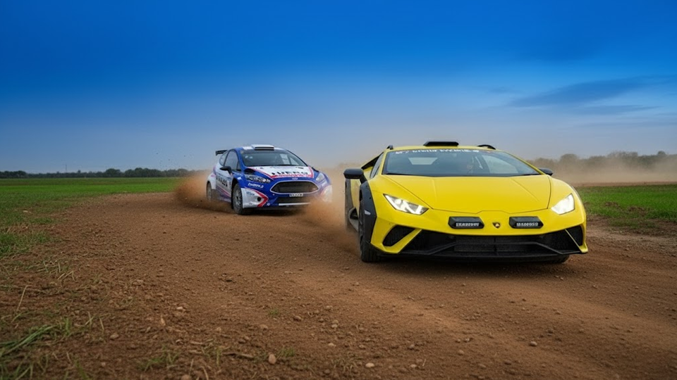 Lamborghini Sterrato vs Rally Car
