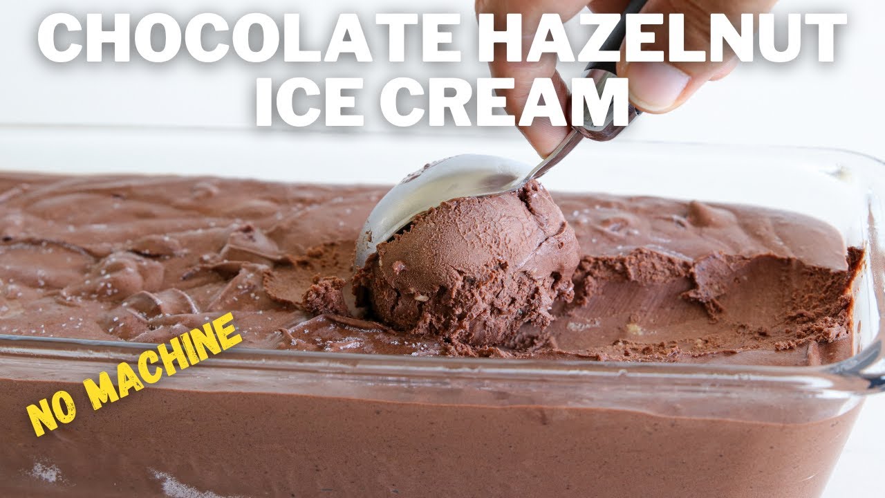 Quick 3-Ingredient Nutella Ice Cream - No Machine & No Eggs