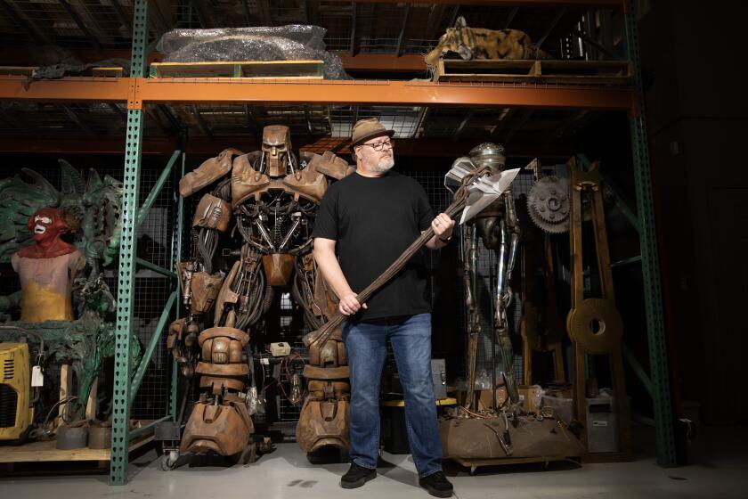 Hollywood's newest drama: Fake movie props