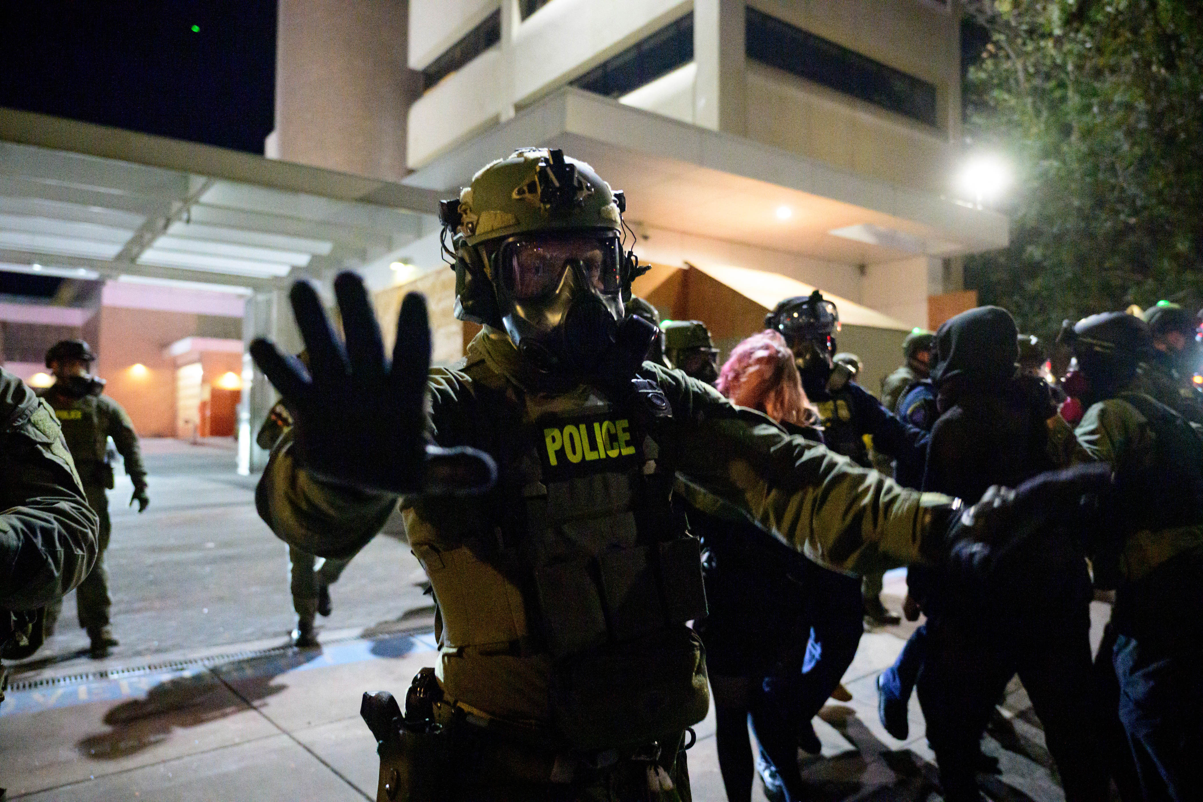 Portland Protest Outside ICE Facility Sees Multiple People Arrested