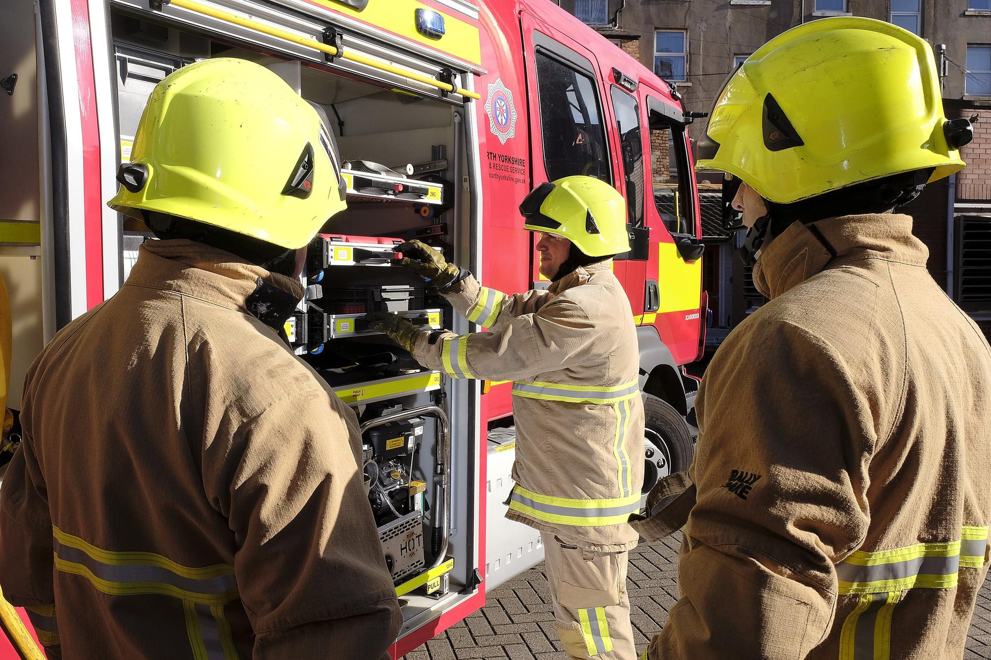 Yorkshire coast firefighters rescue child from locked car and also ...