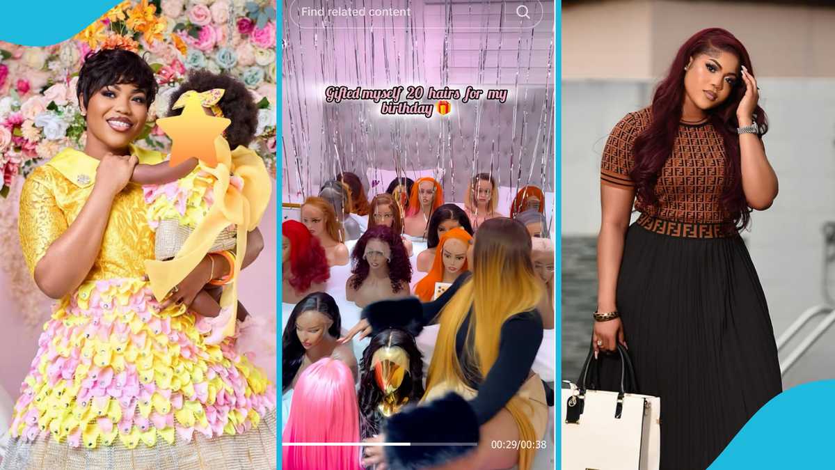 Shatta Wale's baby mama gifts herself 20 wigs worth over $40,000 to ...