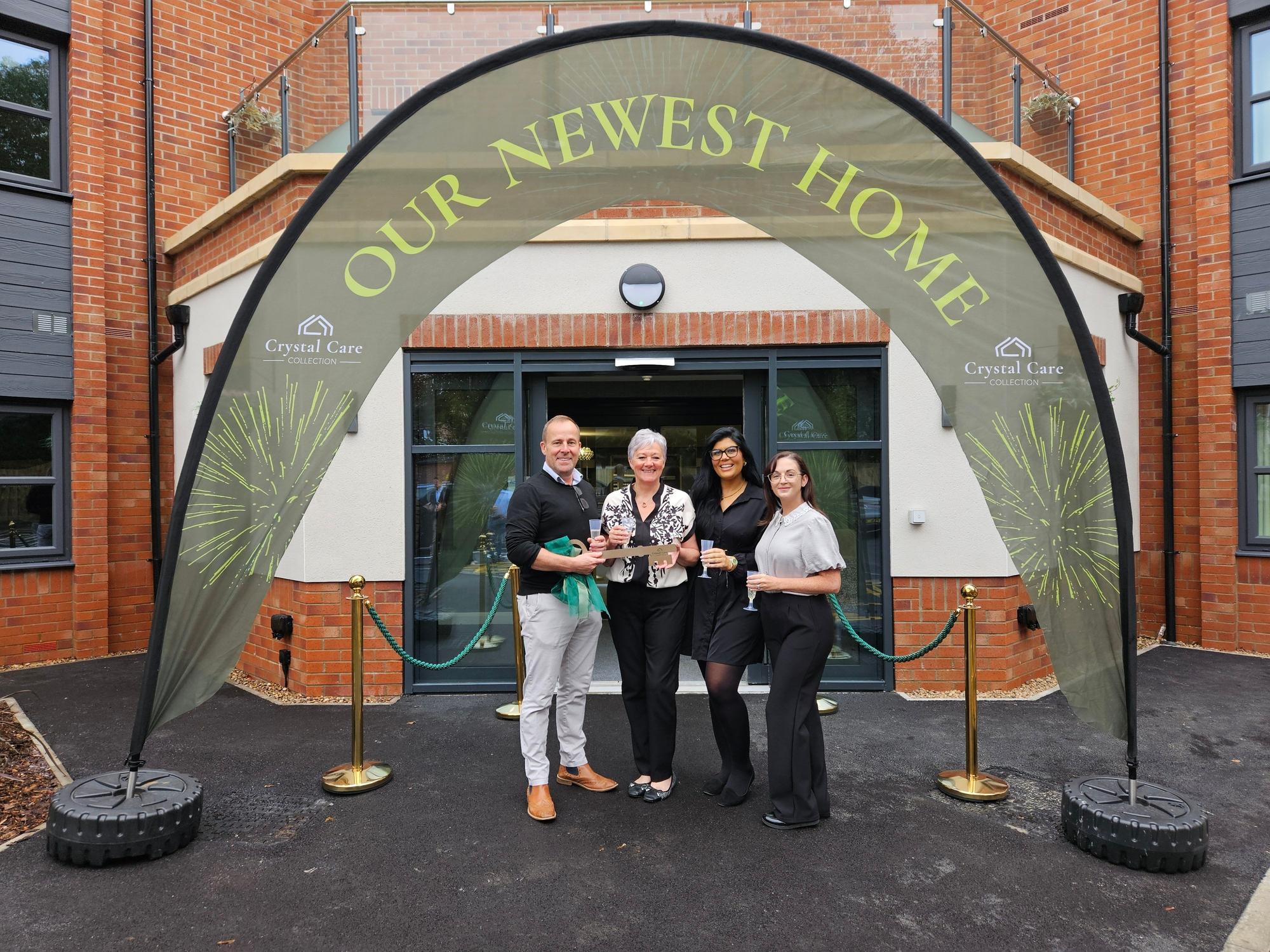 Crystal Care Collection receives keys to Fairwood Fields Care Home in ...