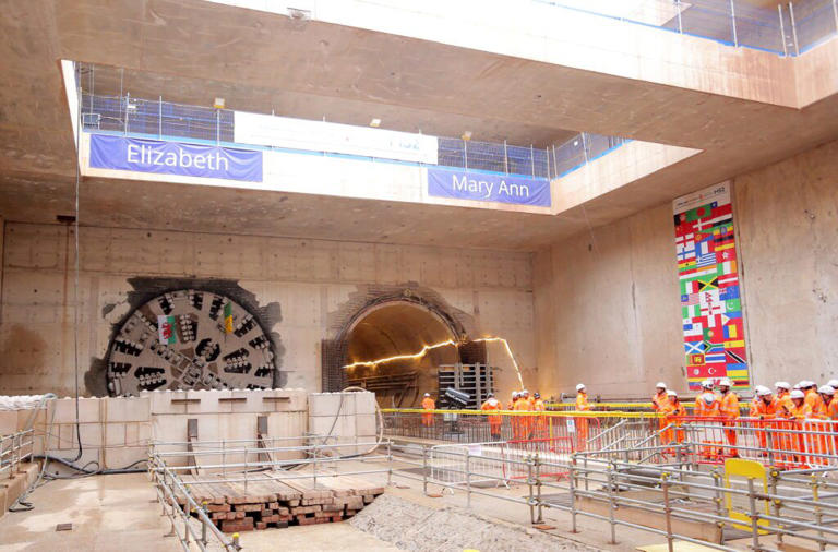 Giant boring machine breaks through to complete HS2’s last tunnel
