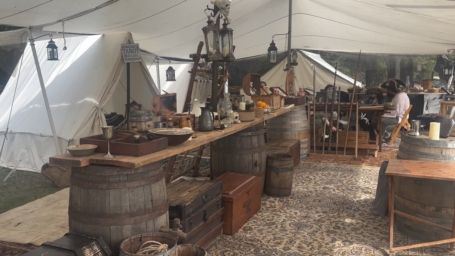 Pirates camp out during PCB’s Pirates of The High Seas and Renaissance Fest