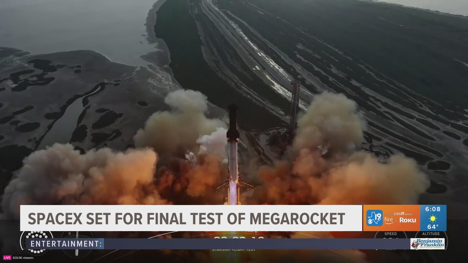 SpaceX set for final test of mega rocket