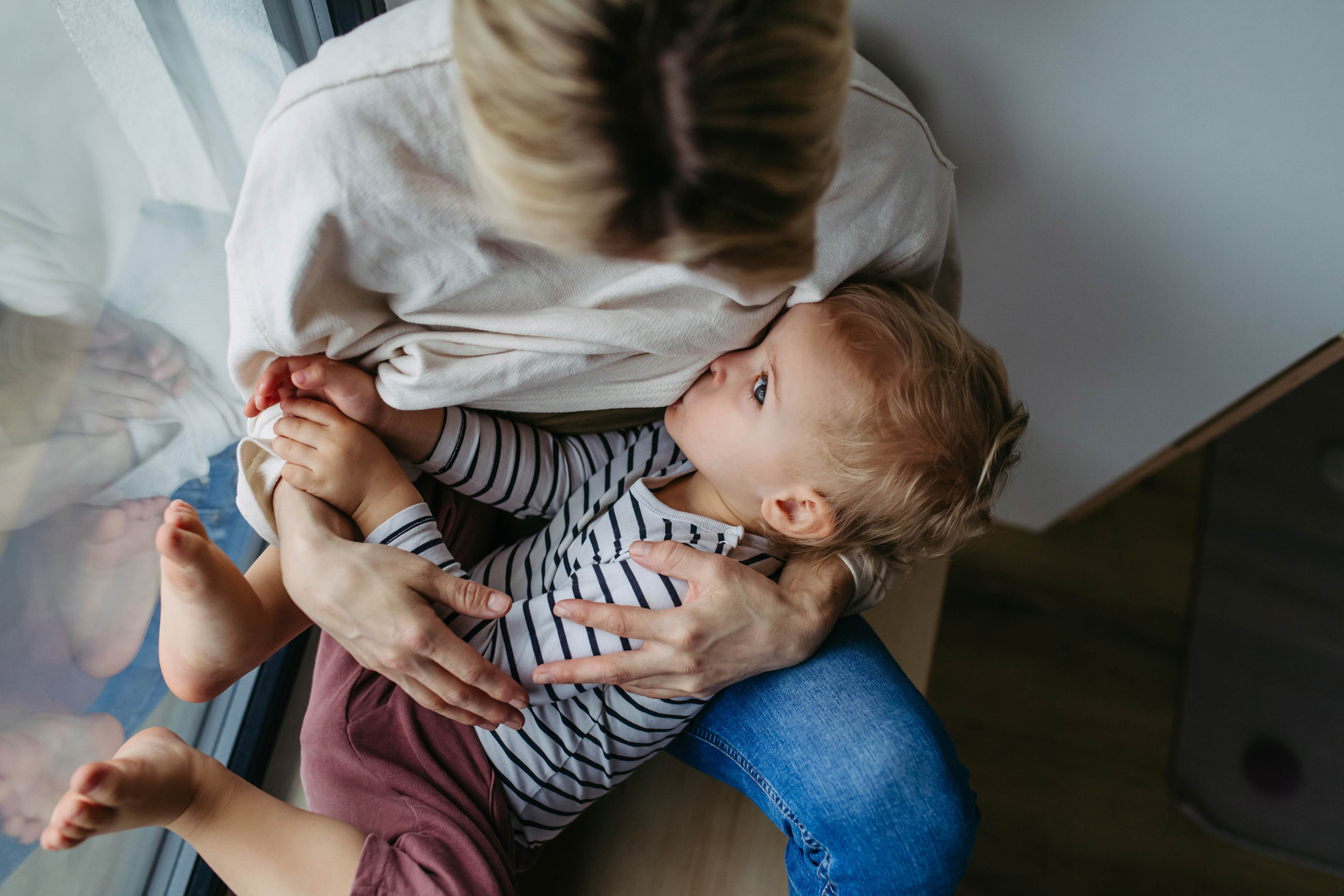 Breastfeeding mom can't believe what 22-month-old son says after unlatching