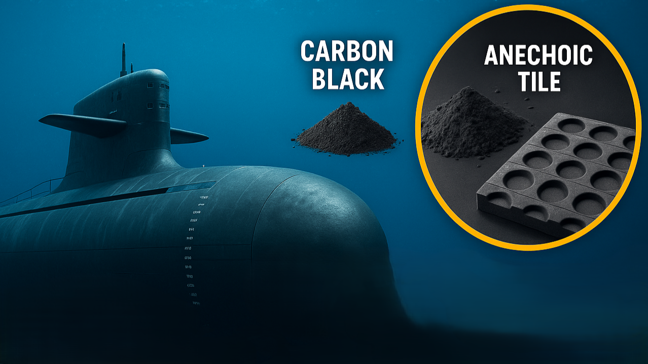 The Secret Behind Submarine Camouflage: Carbon Black and Anechoic Tiles