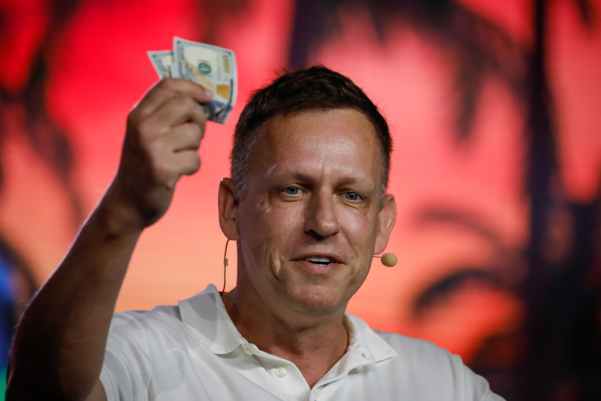 Peter Thiel-backed crypto stocks surges after market crash