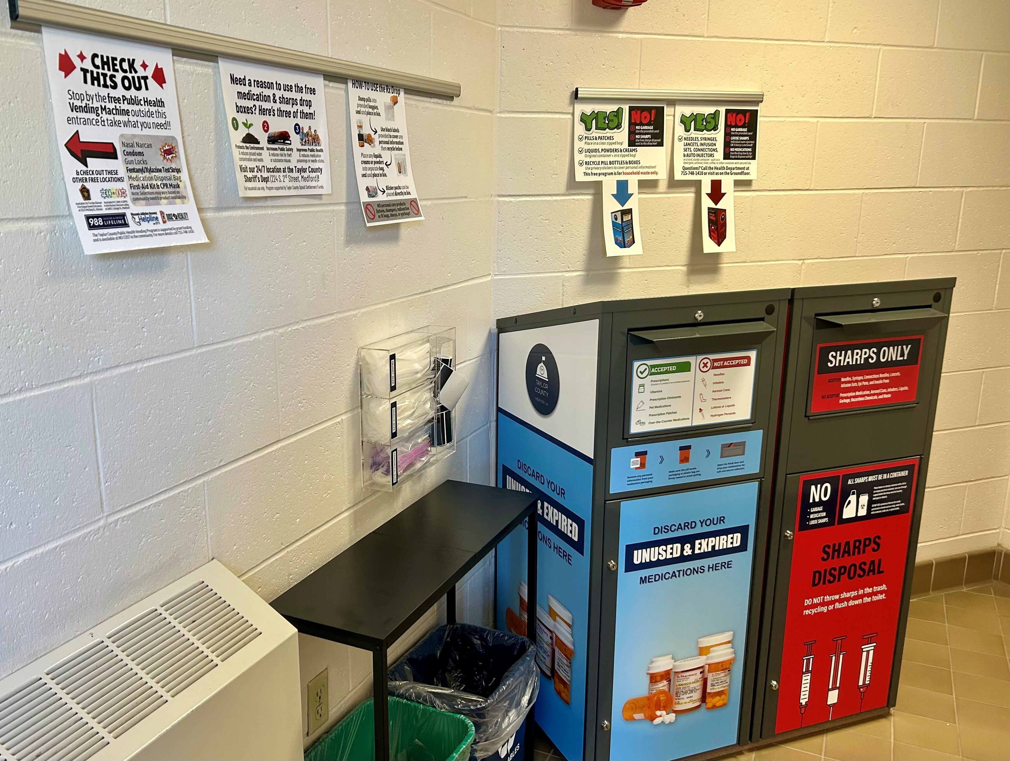 New medication and sharps disposal options in Taylor County