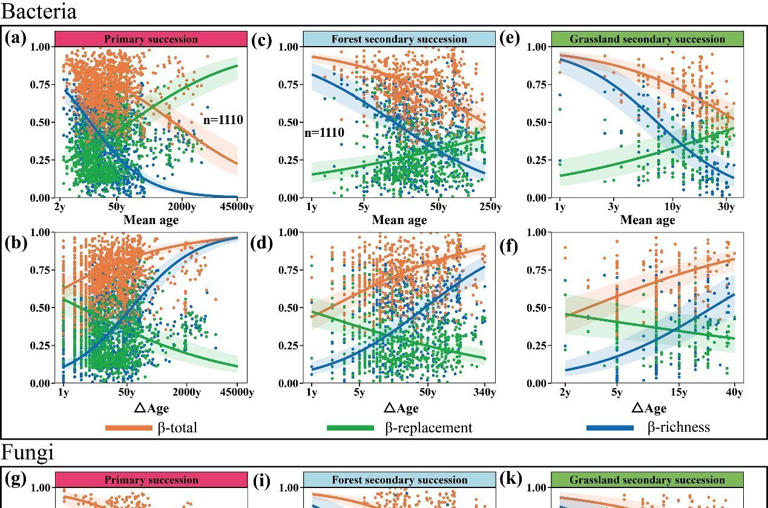 Study reveals global patterns and drivers of soil microbial succession