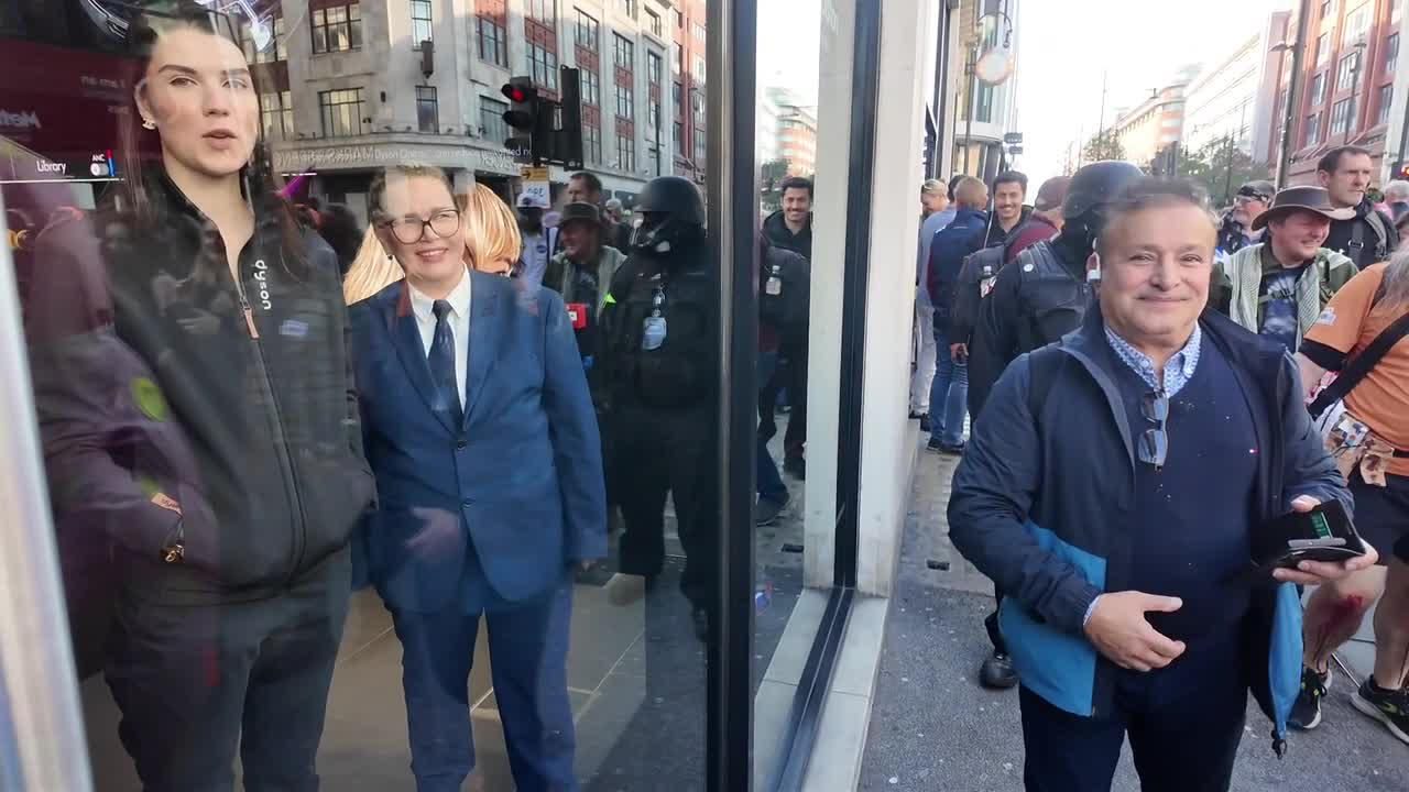 The general public react to Zombies walk8 g through the streets of ...