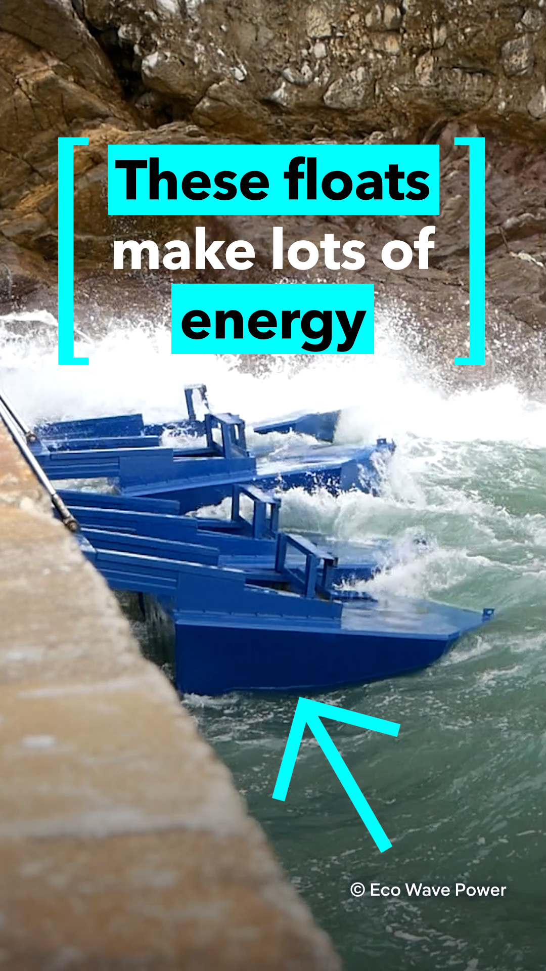 Bobbing floats in LA port / Energy-generating bobbing floats