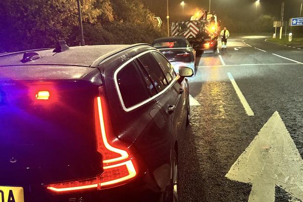 Uninsured Mercedes seized after 'driving at 98 mph' on Bucks motorway