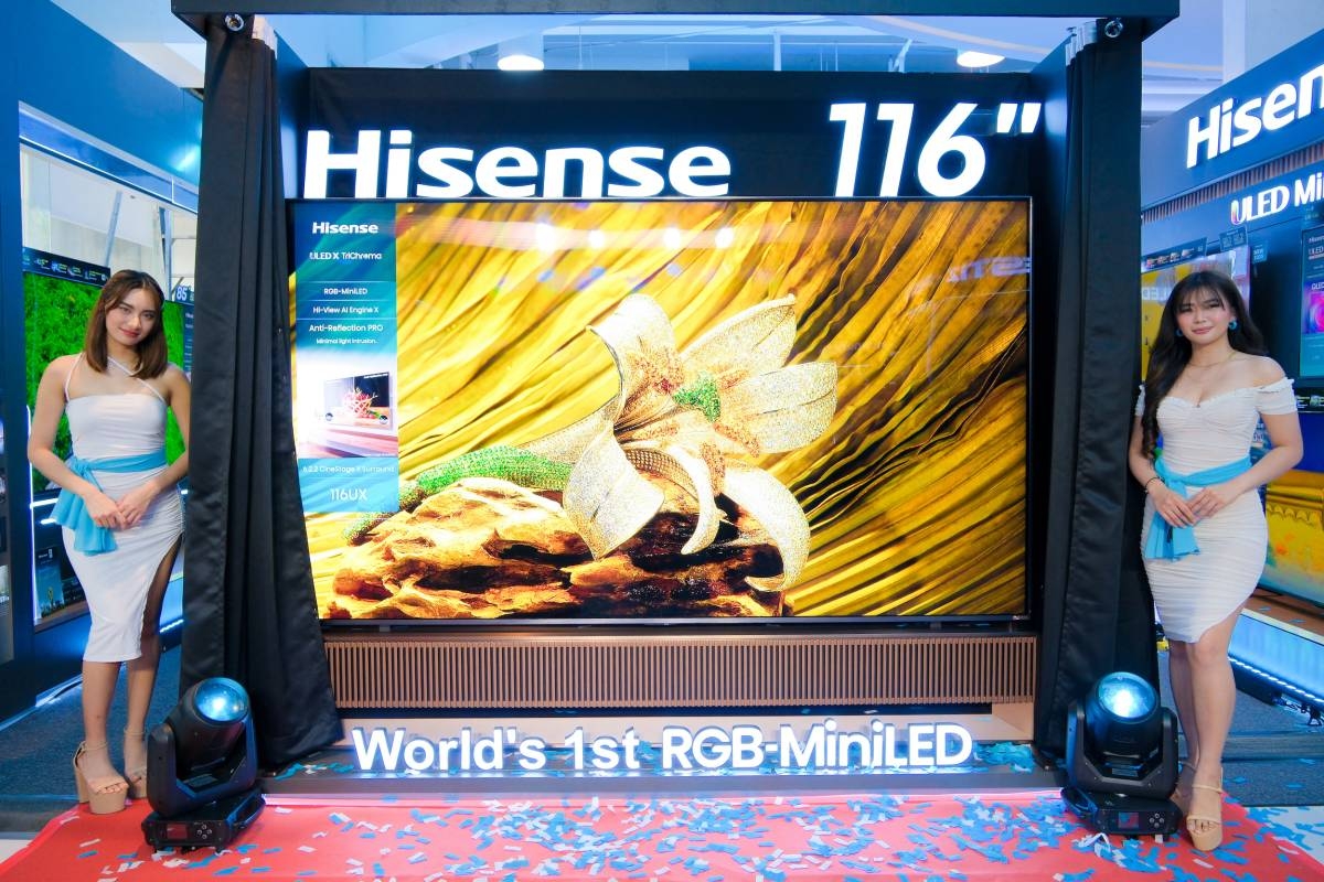 Hisense unveils world’s largest RGB-MiniLED TV in the Philippines