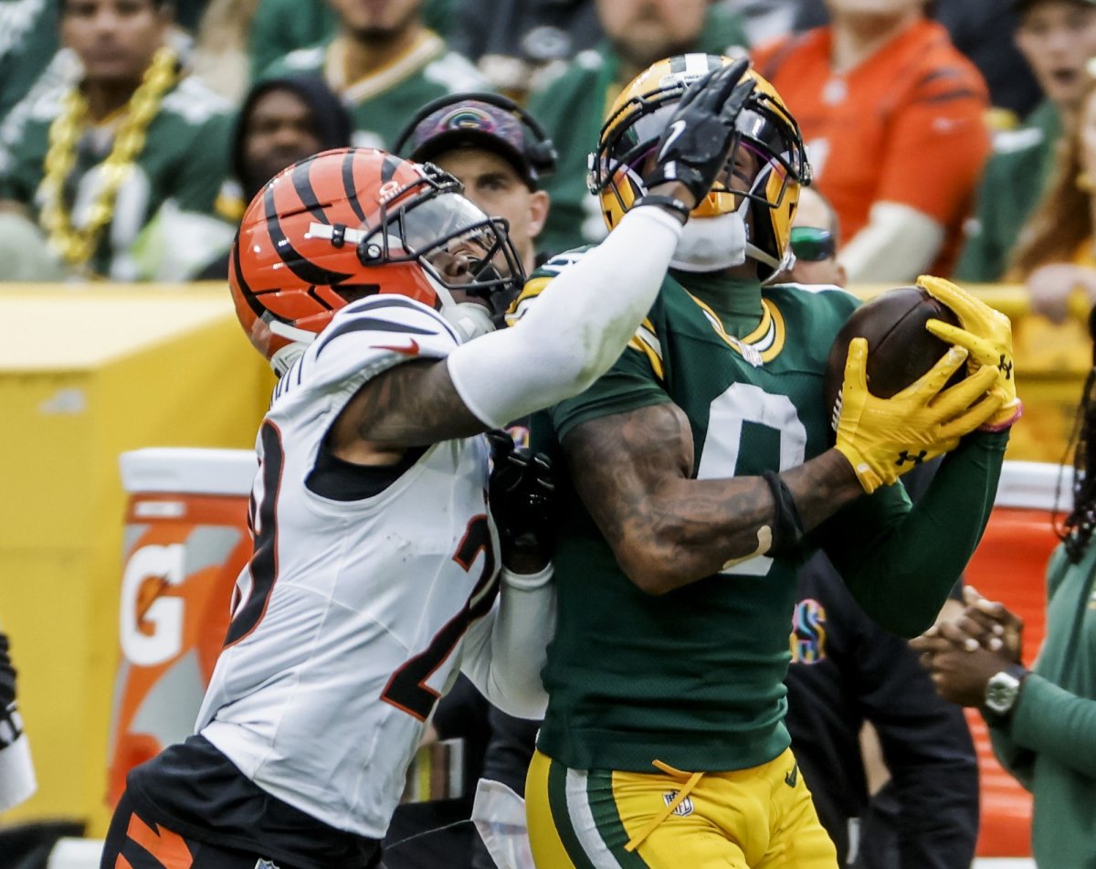 NFL: Green Bay Packers beat the Cincinnati Bengals