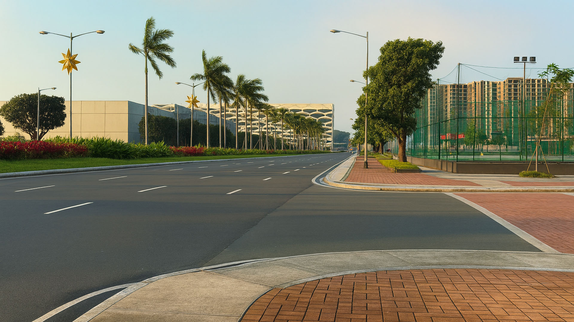 Philippines – Afternoon Street View in Aseana City, Parañaque