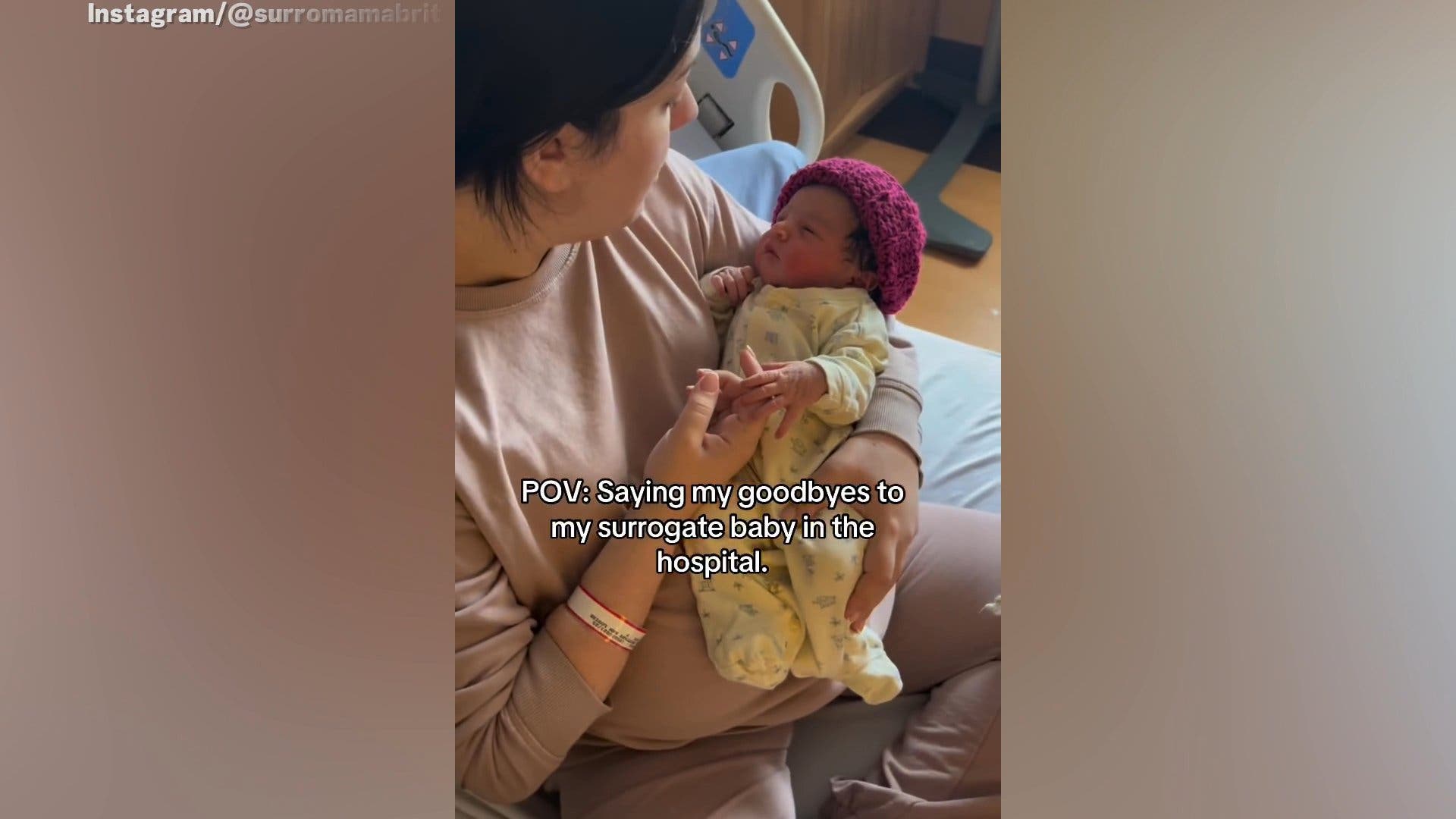 Woman Captures Emotional Moment She Says Goodbye To Surrogate Baby ...