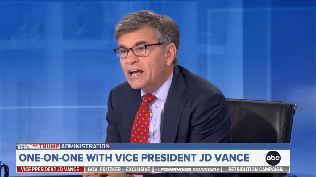 ABC News’ George Stephanopoulos cuts off JD Vance interview in on-air ...