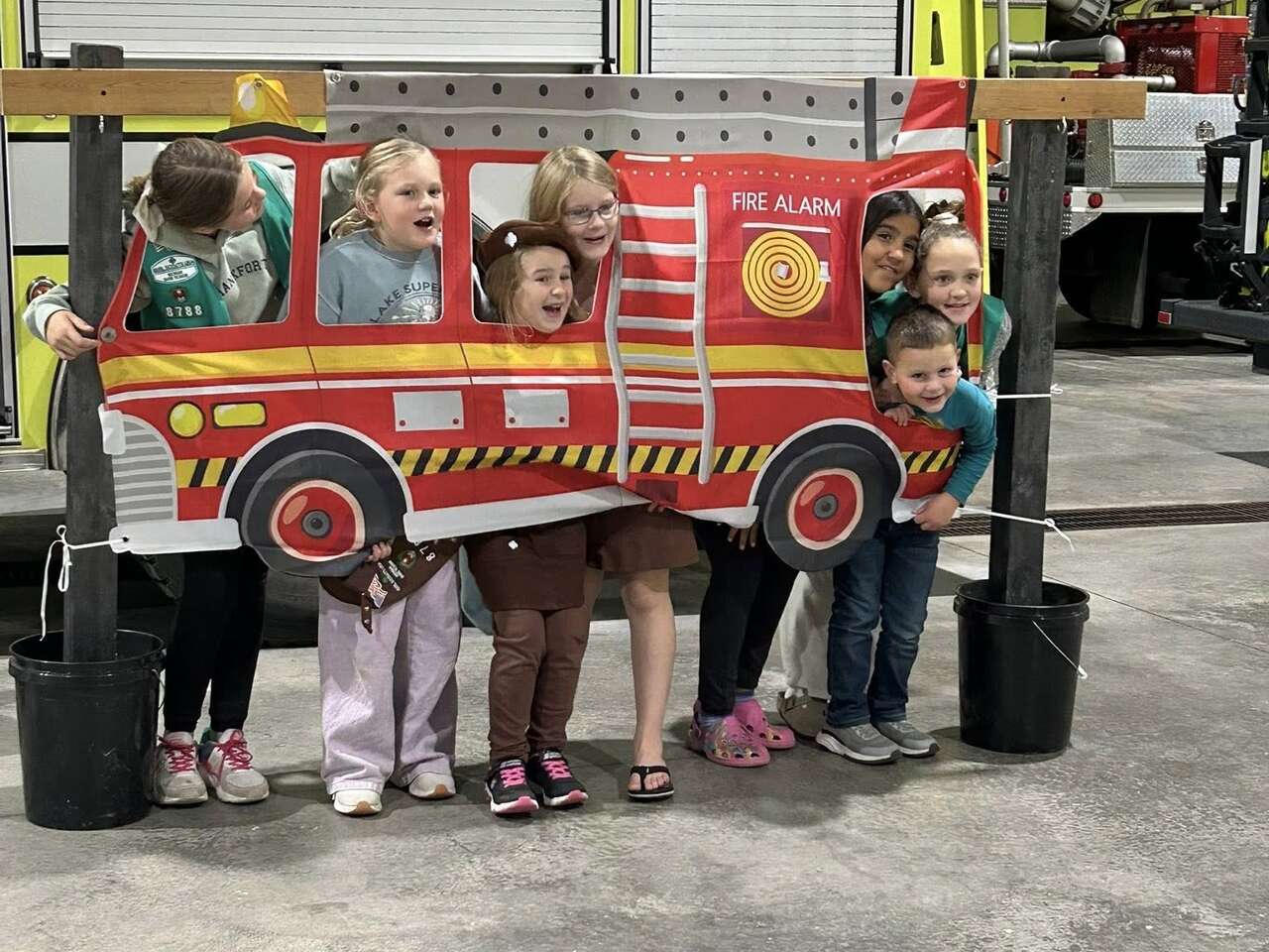 Girl Scouts learn fire safety in Frankfort visit
