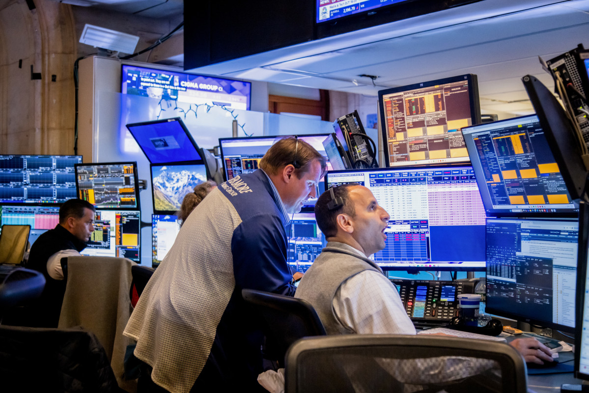 Stocks jump after Friday's big sell-off