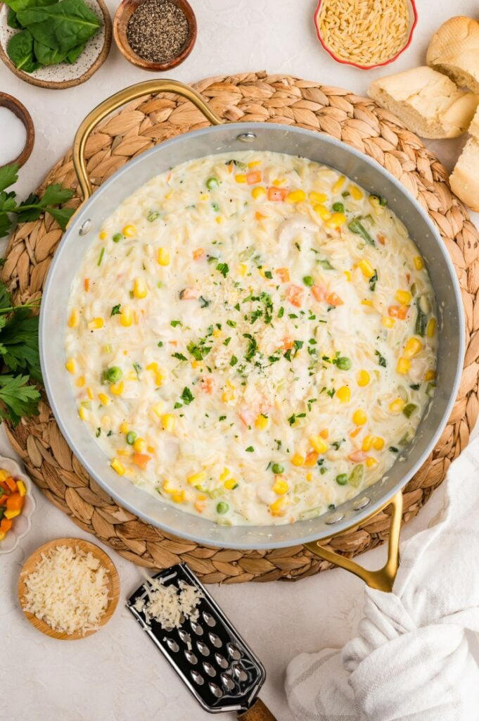 Cozy Creamy Chicken Orzo Pasta Perfect for Busy Weeknights