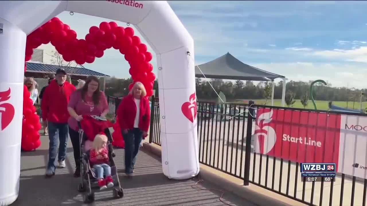Dozens take part in Christiansburg Heart Walk