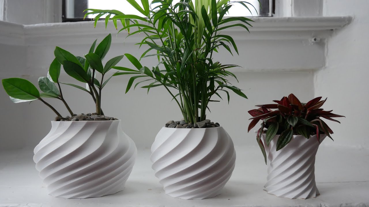 Create unique 3D printed plant pots with me!