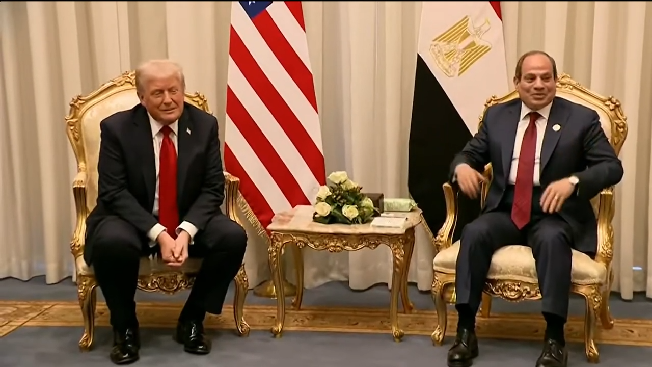 'He's A Good Man': Trump Smugly Grins From Ear To Ear As Egypt's ...