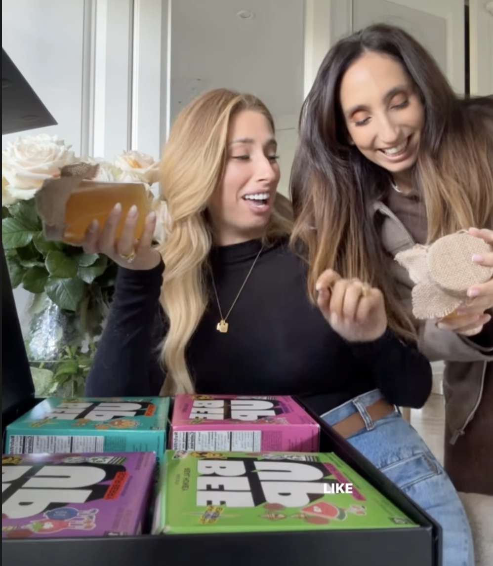 Stacey Solomon gets surprise parcel from David Beckham