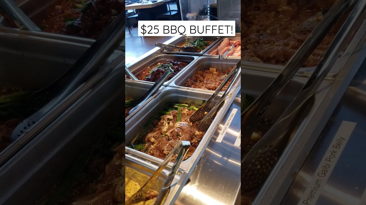 New $25 Korean BBQ buffet!